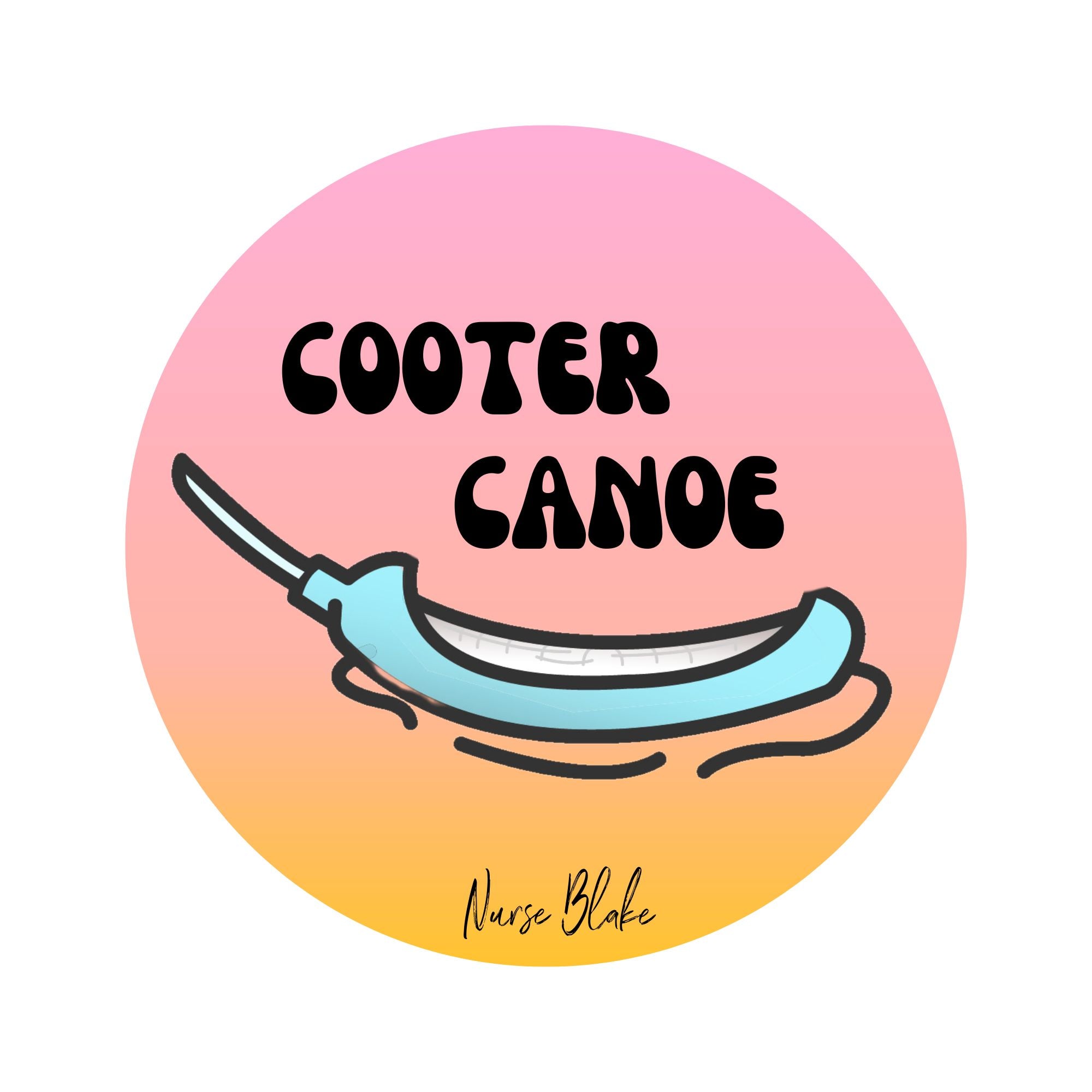 Cooter Canoe Sticker – Nurse Blake LLC